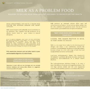 The Problem with Milk - Plaskett College